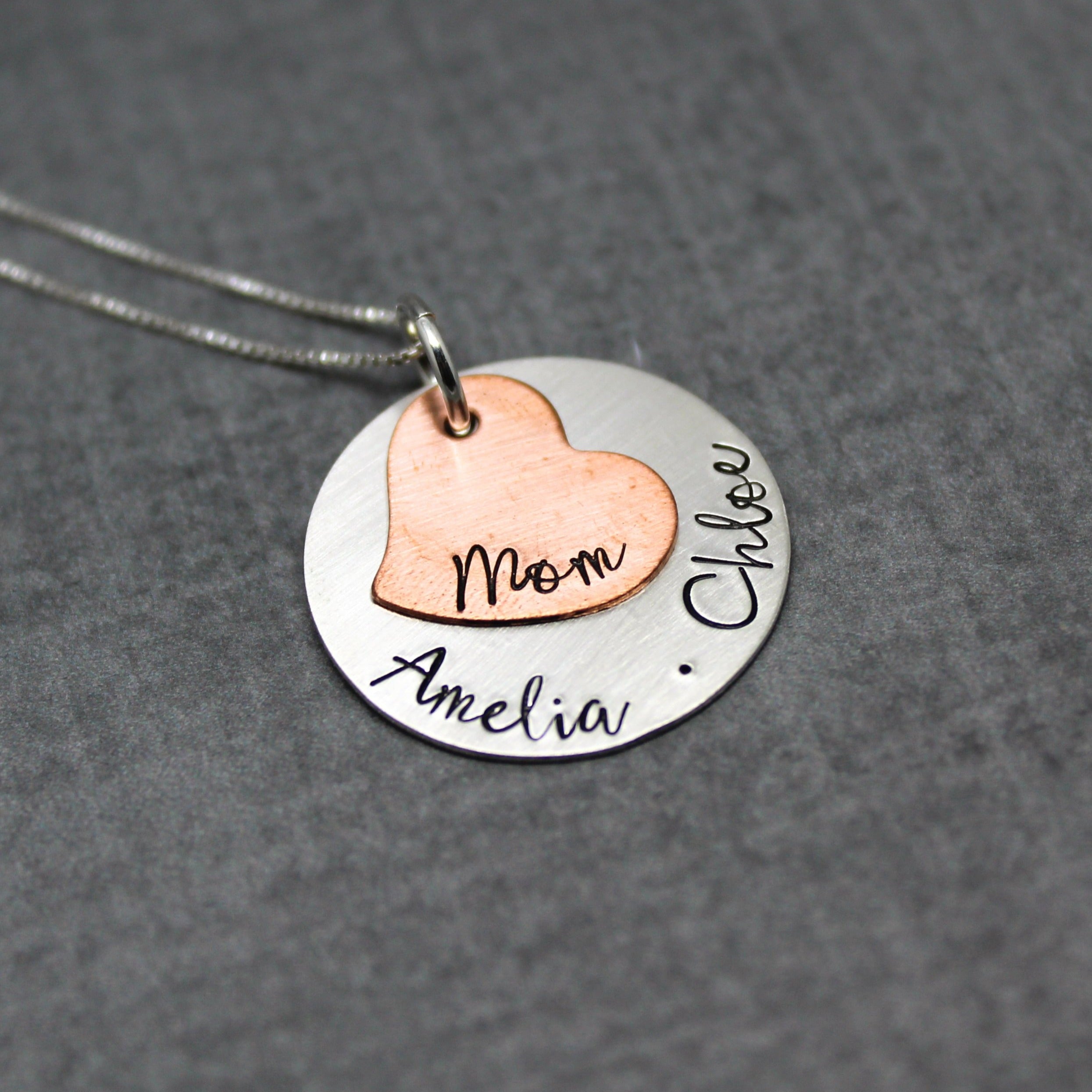 Personalized necklace for Mom – Delena Wright Artisan Jewelry